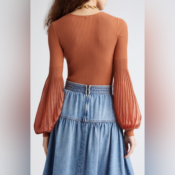 Ulla Johnson | Tops | Ulla Johnson Lenora Balloonsleeve Ribknit Sweater ...